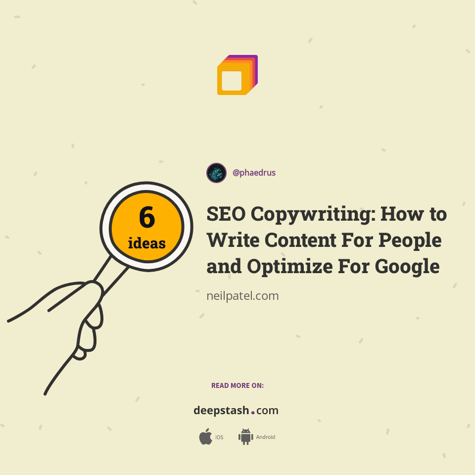 SEO Copywriting: How to Write Content For People and Optimize For ...