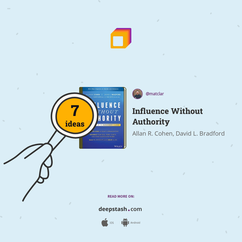 Influence Without Authority - Deepstash