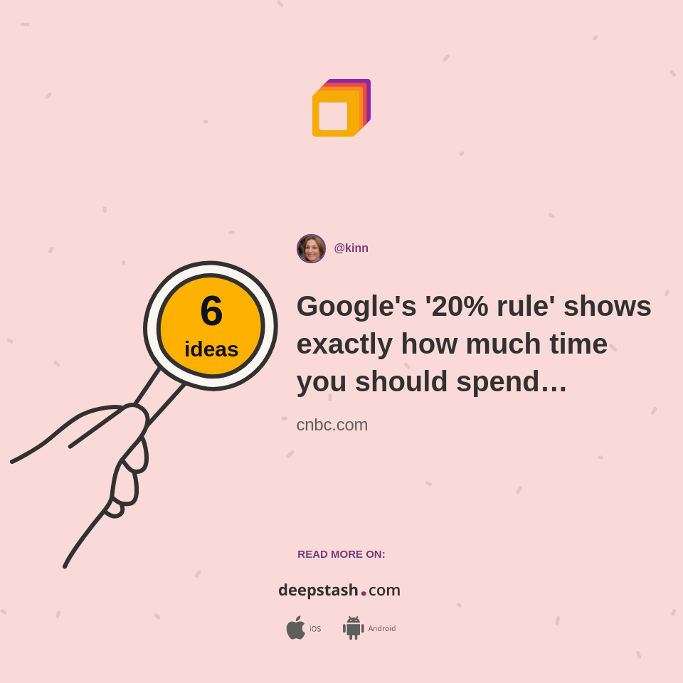 Google's '20% rule' shows exactly how much time you should spend ...