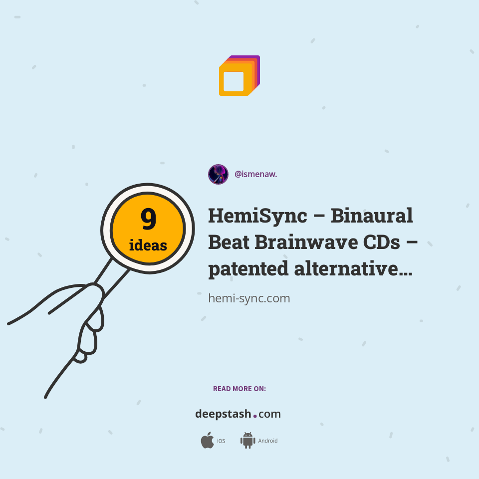 HemiSync – Binaural Beat Brainwave CDs – patented alternative therapies from Hemi-Sync – Monroe ...