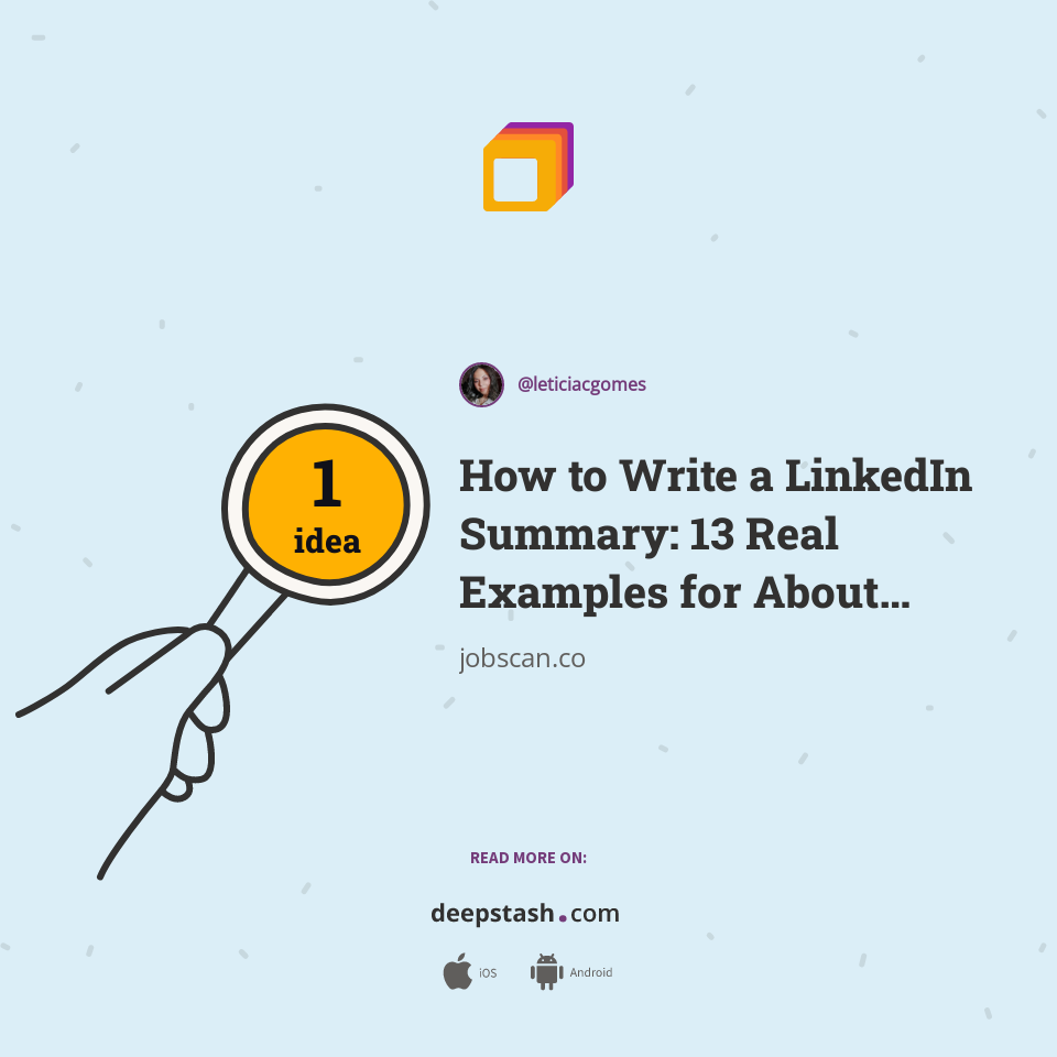 How to Write a LinkedIn Summary: 13 Real Examples for About Section ...
