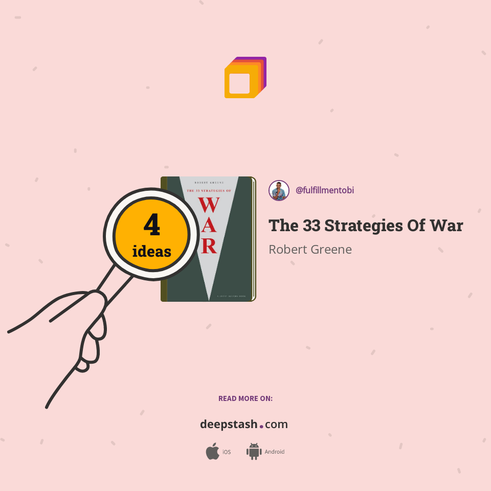 The 33 Strategies Of War | Deepstash