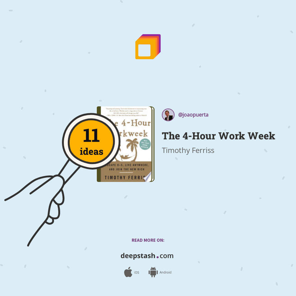 The 4-Hour Work Week - Deepstash