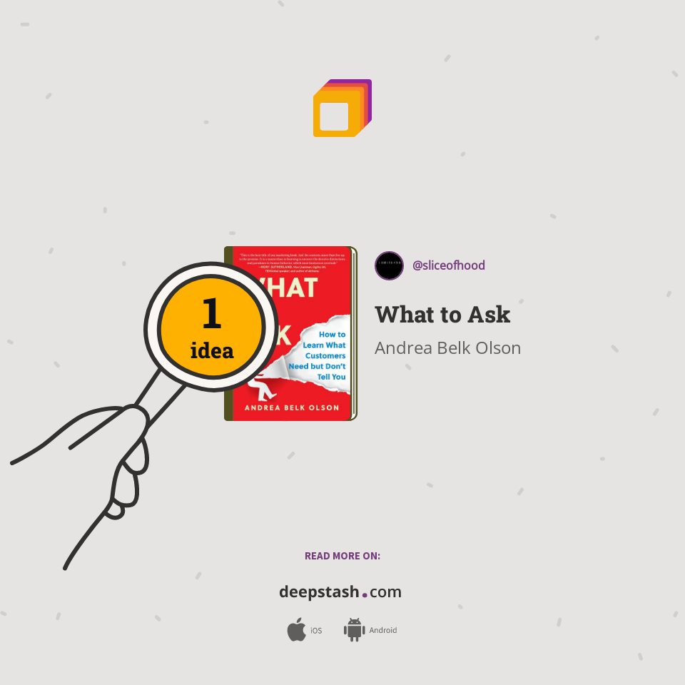 What to Ask - Deepstash