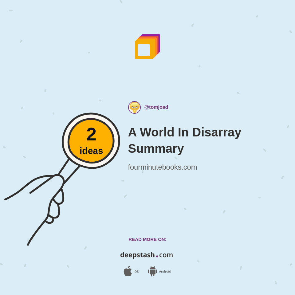 A World In Disarray Summary - Deepstash