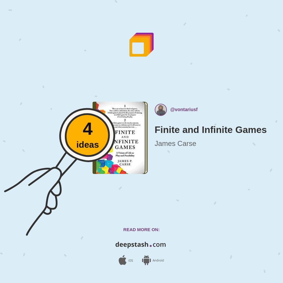 Finite and Infinite Games - Deepstash