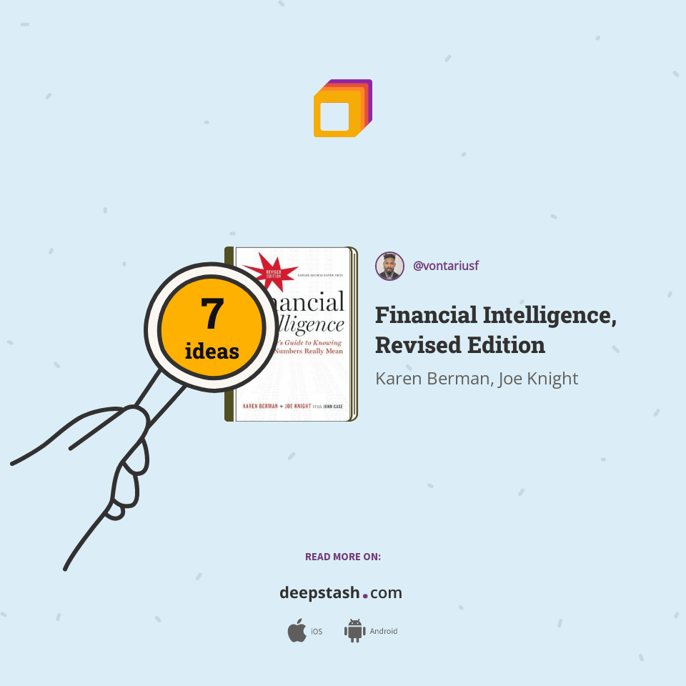 Financial Intelligence, Revised Edition - Deepstash