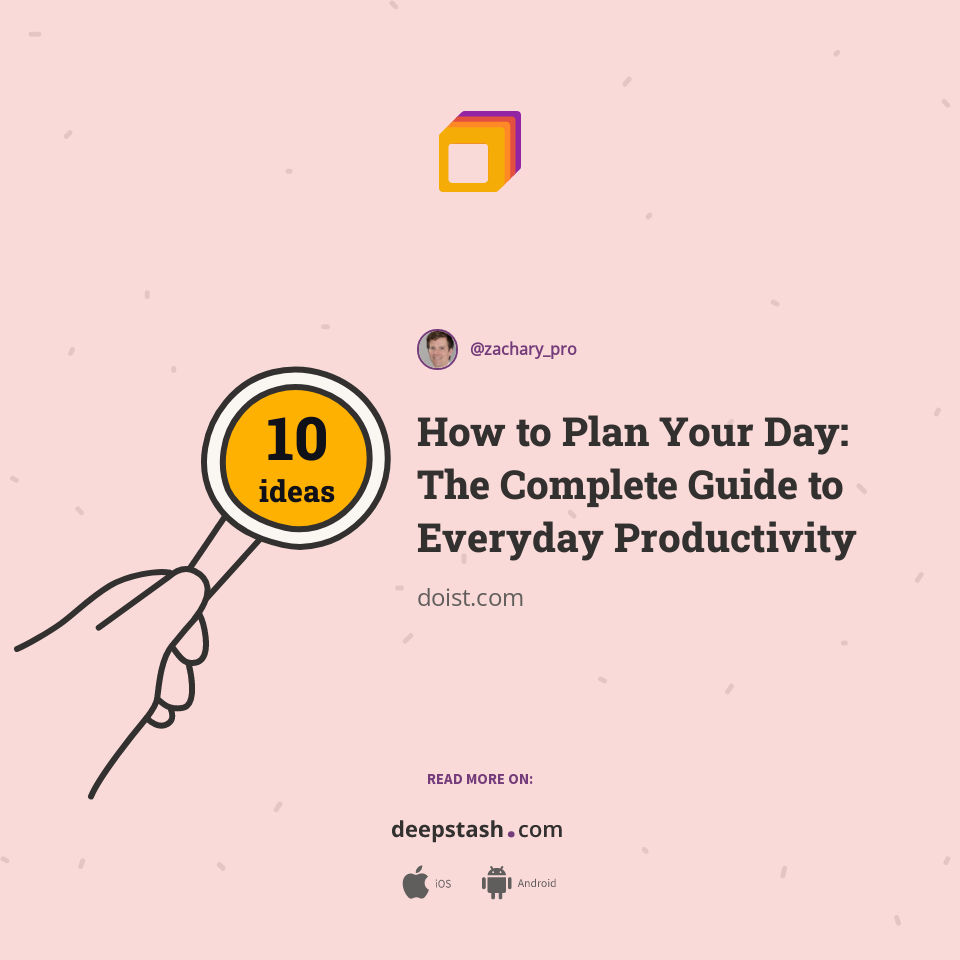 How to Plan Your Day: The Complete Guide to Everyday Productivity ...