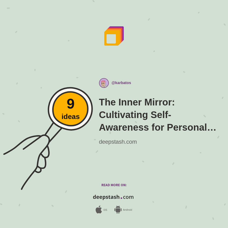The Inner Mirror: Cultivating Self-Awareness for Personal Growth ...