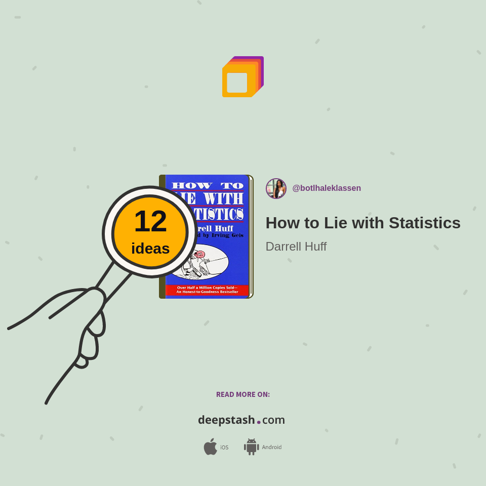 How to Lie with Statistics - Deepstash
