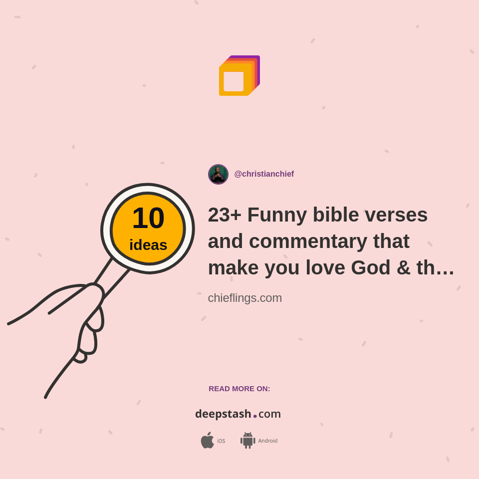 23+ Funny bible verses and commentary that make you love God & the ...