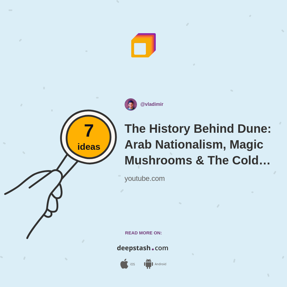 The History Behind Dune: Arab Nationalism, Magic Mushrooms & The Cold ...