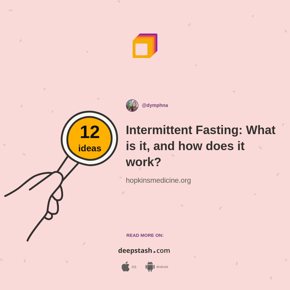Intermittent Fasting: What is it, and how does it work? | Deepstash