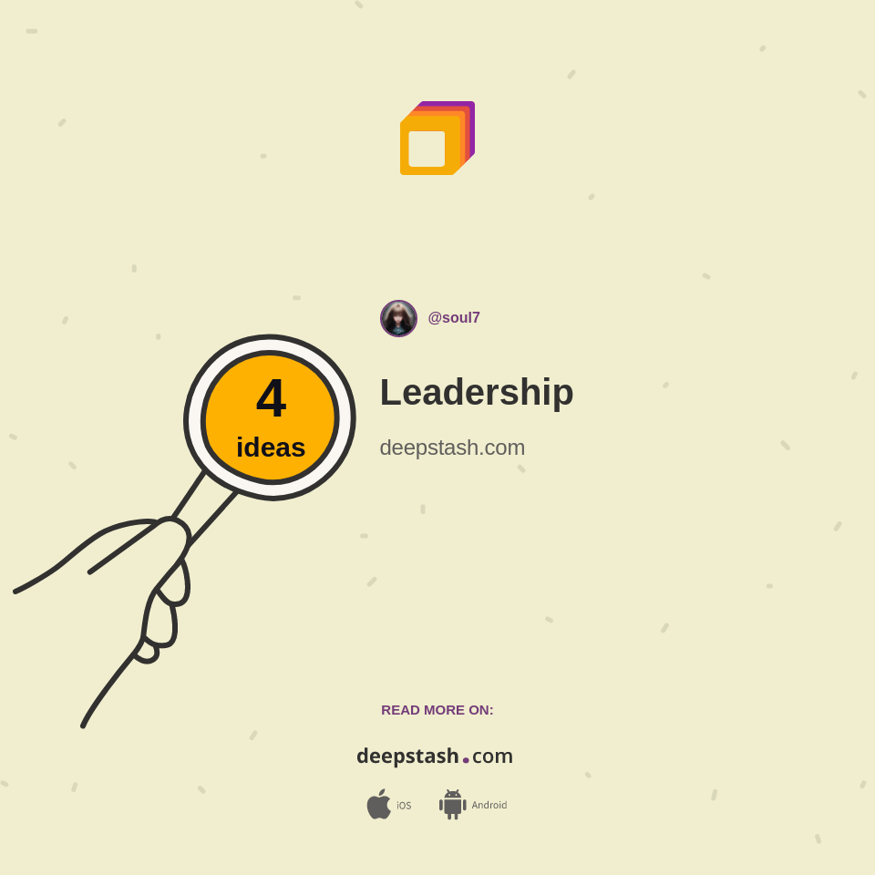 Leadership - Deepstash