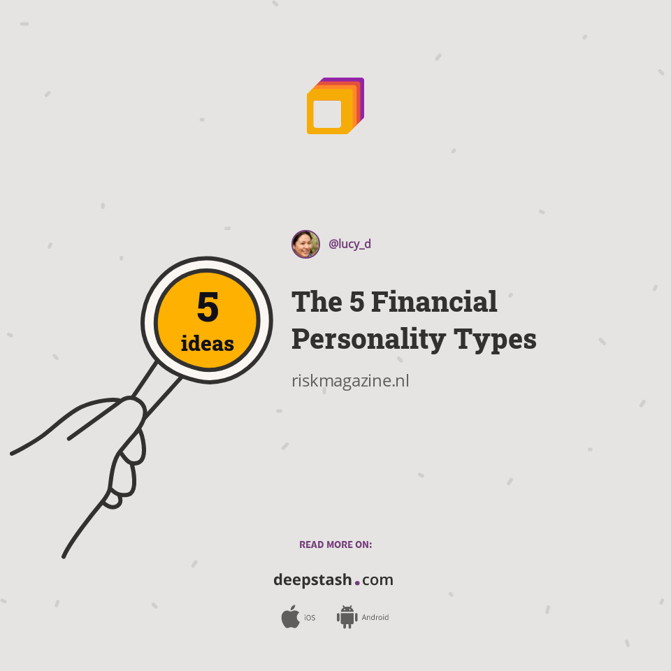 The 5 Financial Personality Types - Deepstash