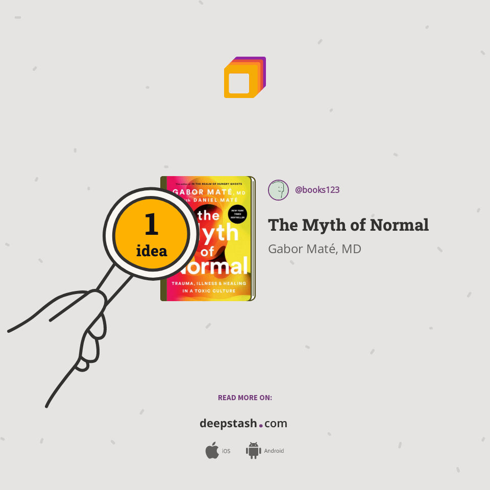 The Myth of Normal - Deepstash