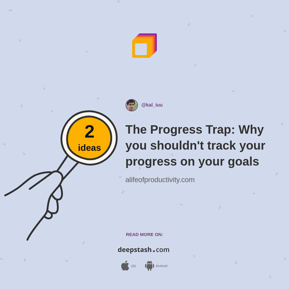The Progress Trap: Why you shouldn't track your progress on your goals ...