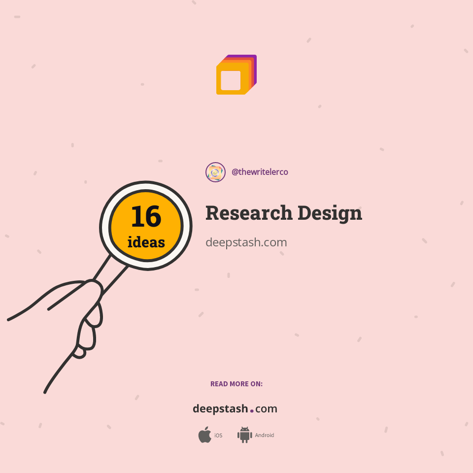 Research Design - Deepstash