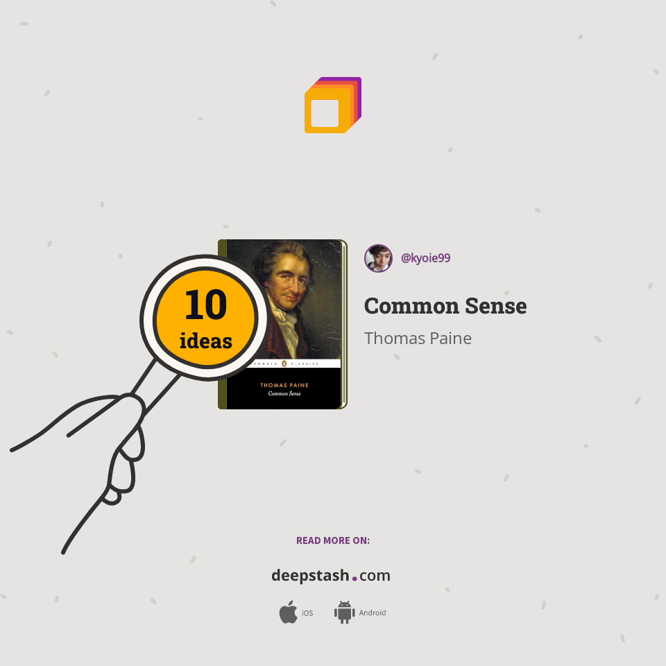Common Sense - Deepstash