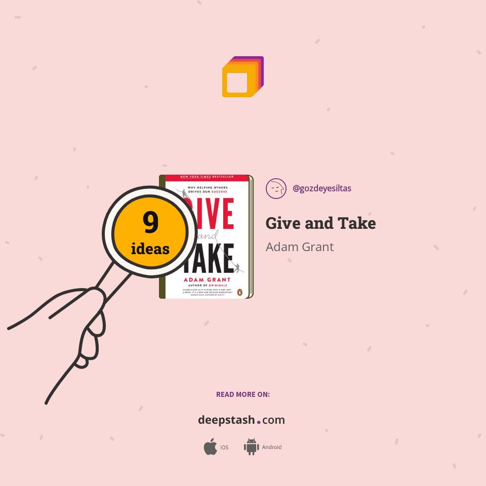 Give and Take - Deepstash