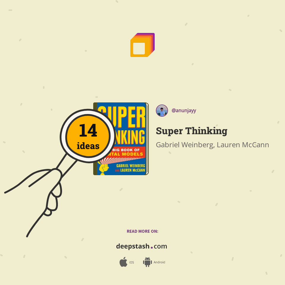 Super Thinking - Deepstash