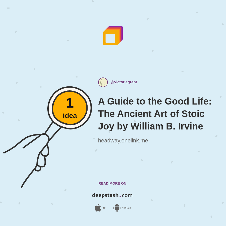 A Guide to the Good Life: The Ancient Art of Stoic Joy by William B ...