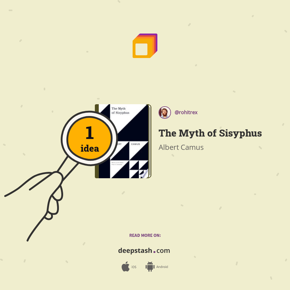 The Myth of Sisyphus - Deepstash