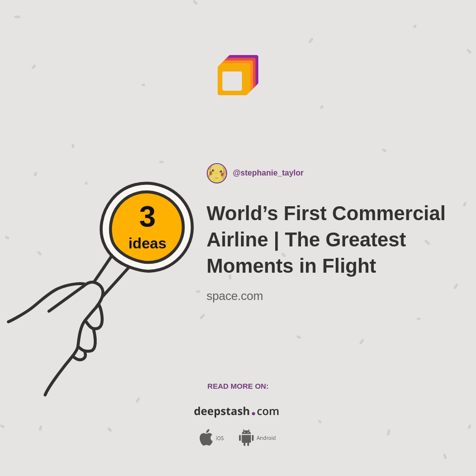 World’s First Commercial Airline | The Greatest Moments in Flight ...