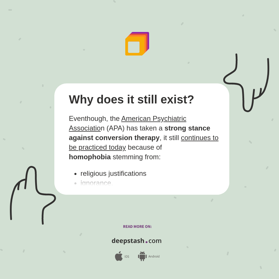 Why does it still exist? - Deepstash