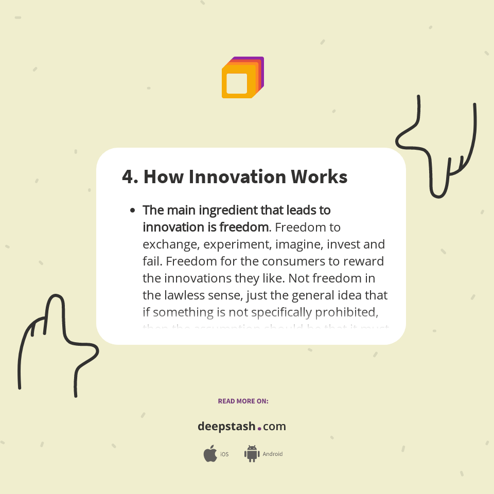 4. How Innovation Works - Deepstash