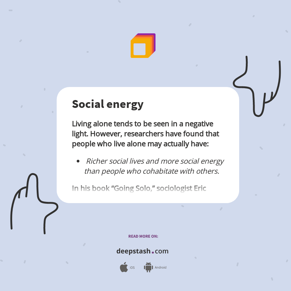 Social energy - Deepstash