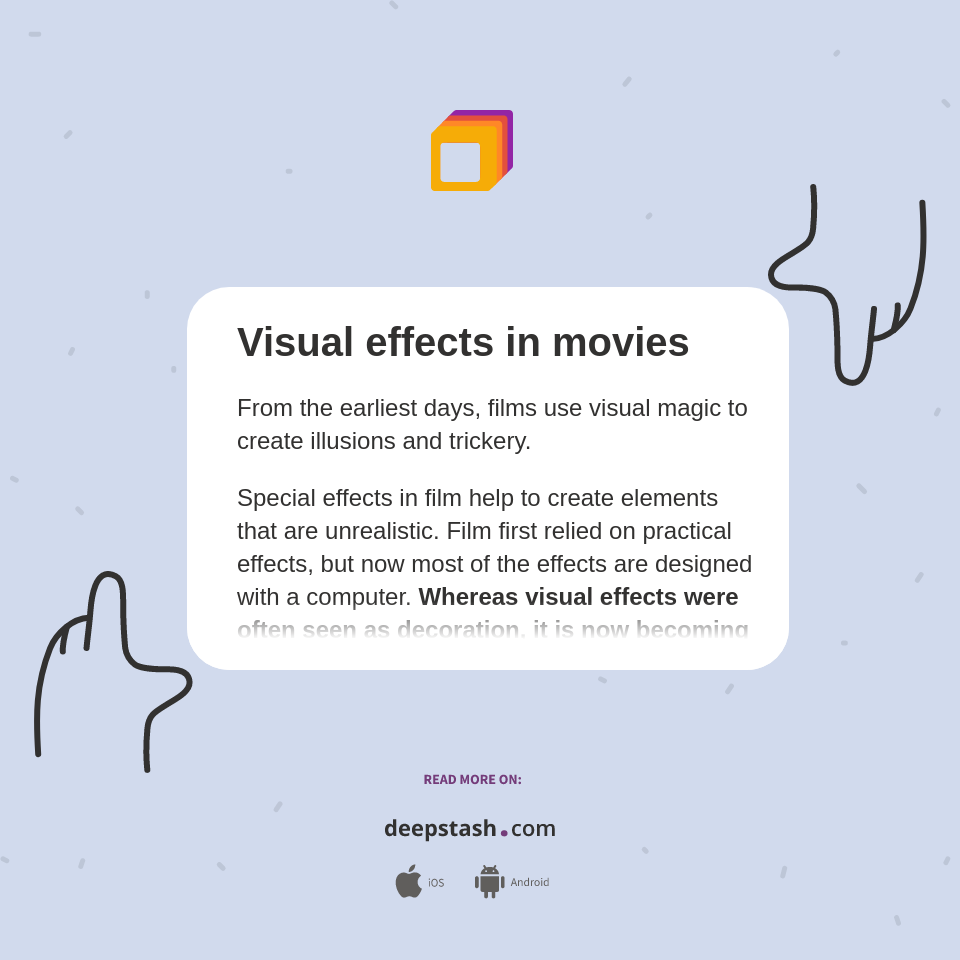 Visual effects in movies - Deepstash