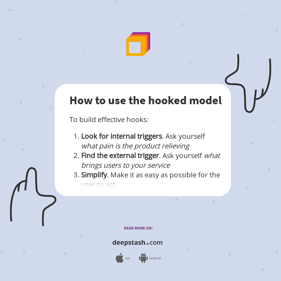 How to use the hooked model - Deepstash