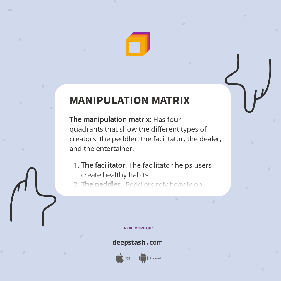 MANIPULATION MATRIX - Deepstash