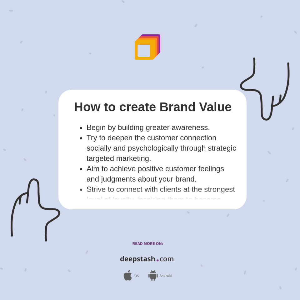 How to create Brand Value - Deepstash