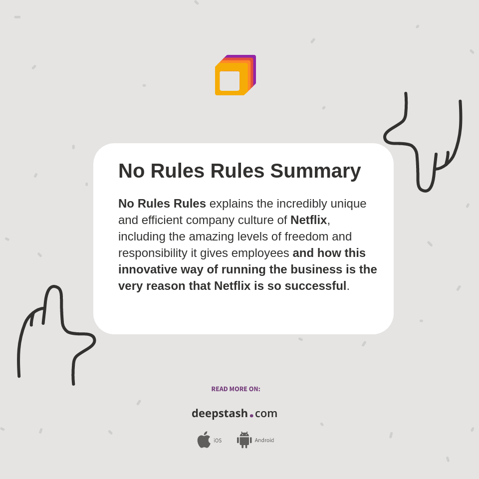 No Rules Rules Summary Deepstash No Rules Rules Summary Deepstash