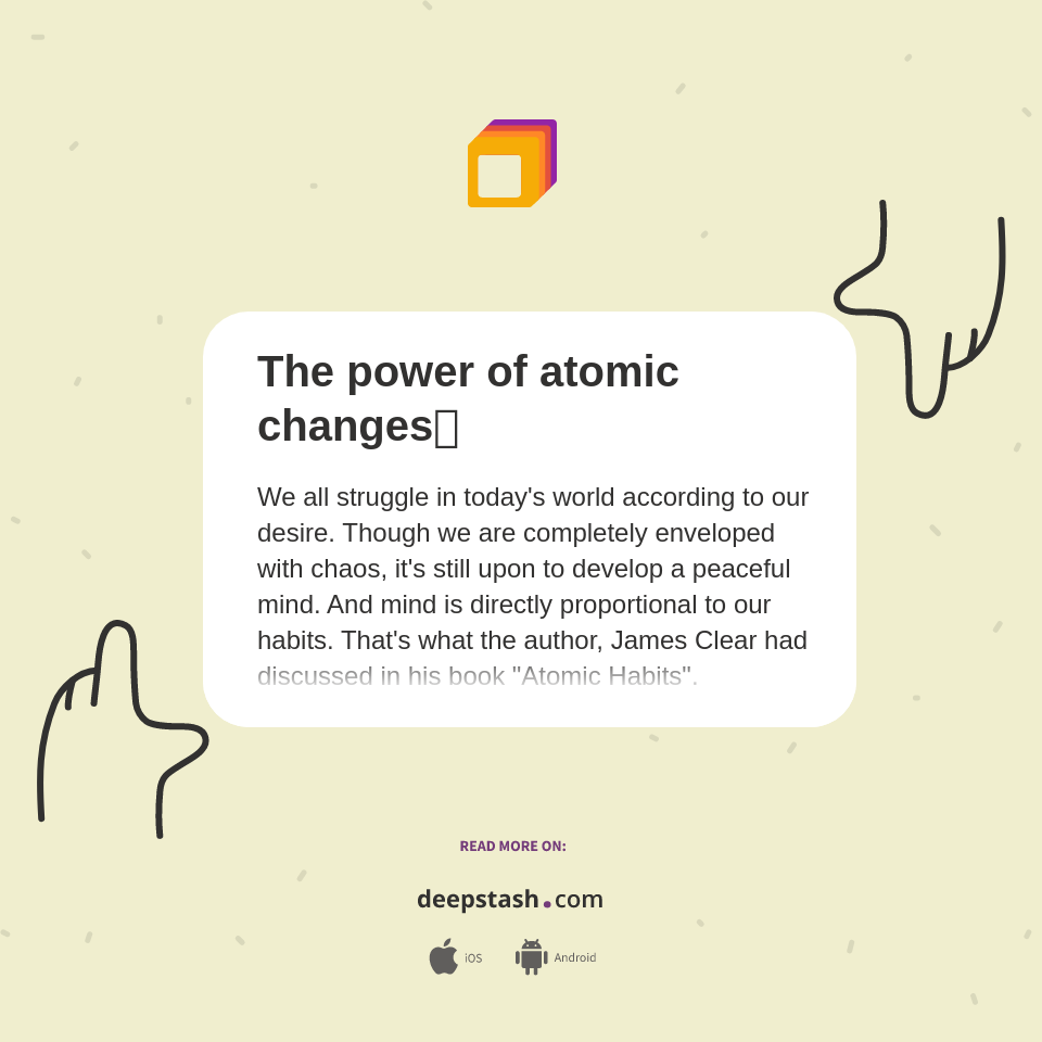 The power of atomic changes۔ - Deepstash