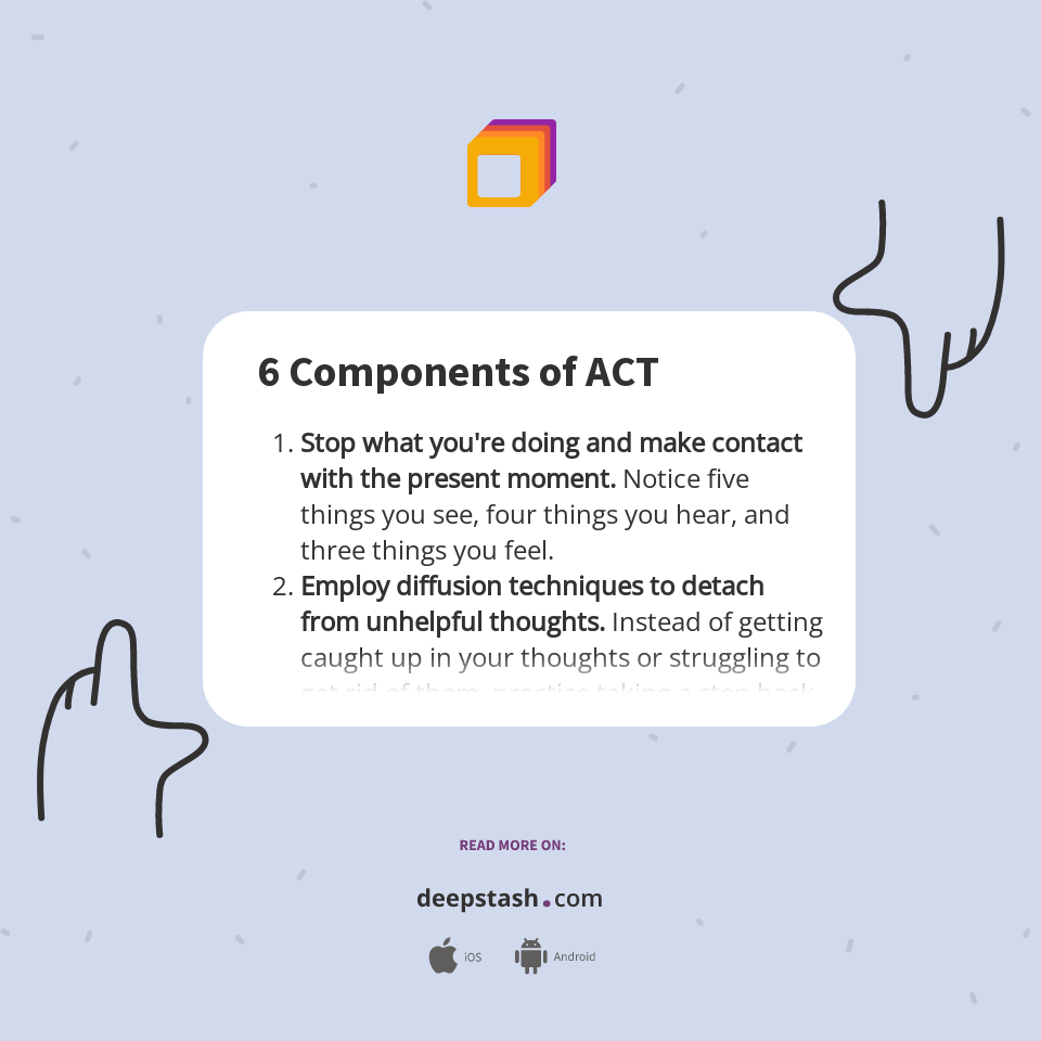 6 Components of ACT - Deepstash