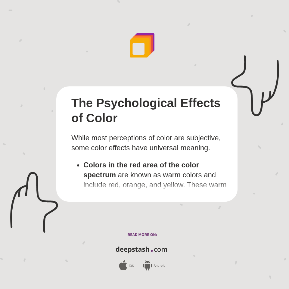 The Psychological Effects of Color - Deepstash