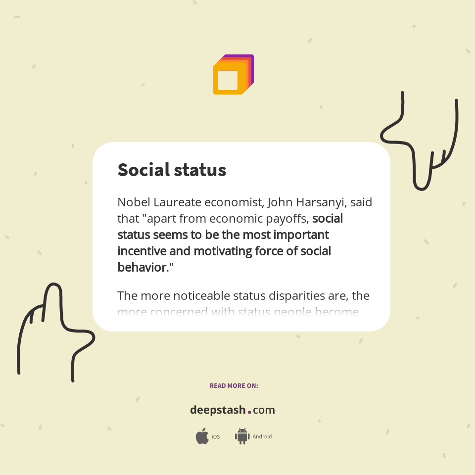 Social status - Deepstash
