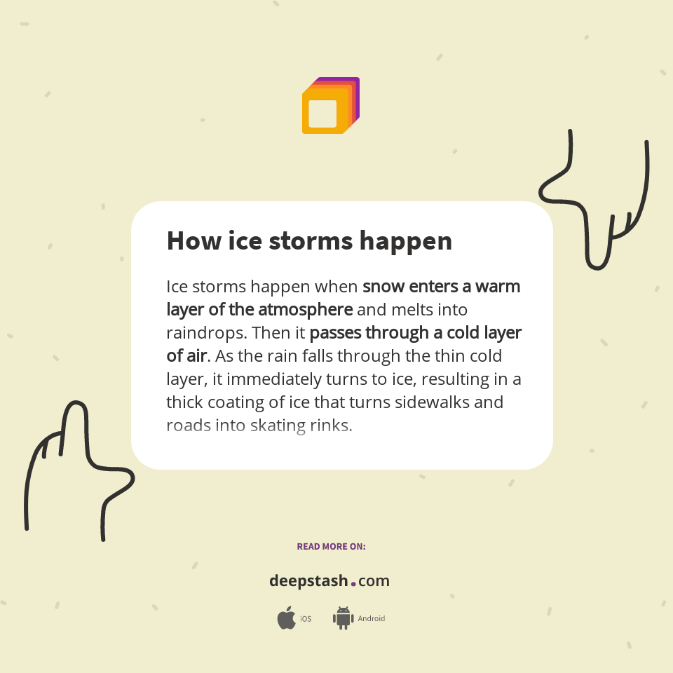 How ice storms happen - Deepstash