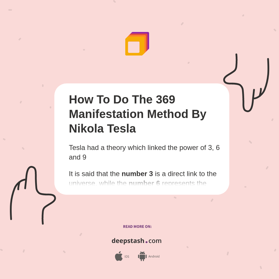 How To Do The 369 Manifestation Method By Nikola Tesla - Deepstash