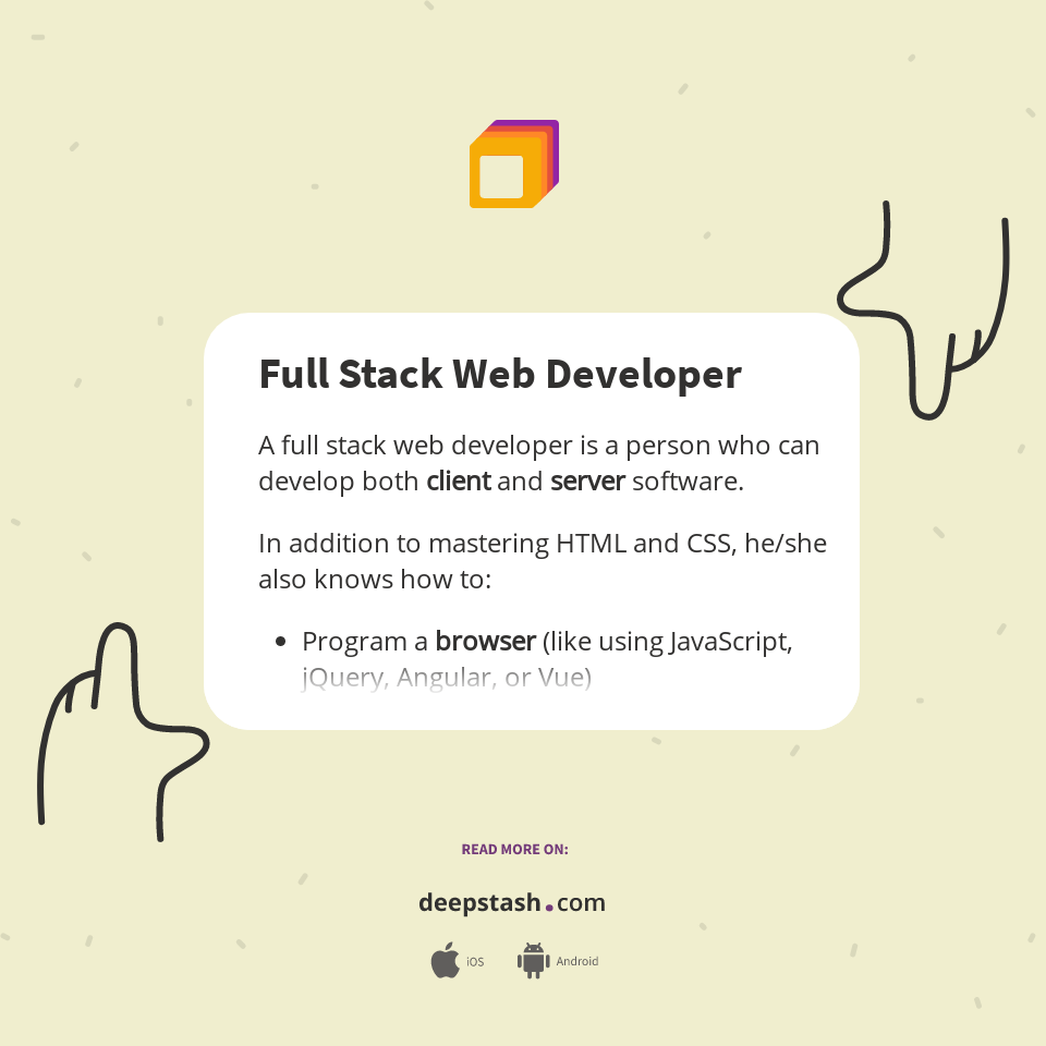 Full Stack Web Developer - Deepstash