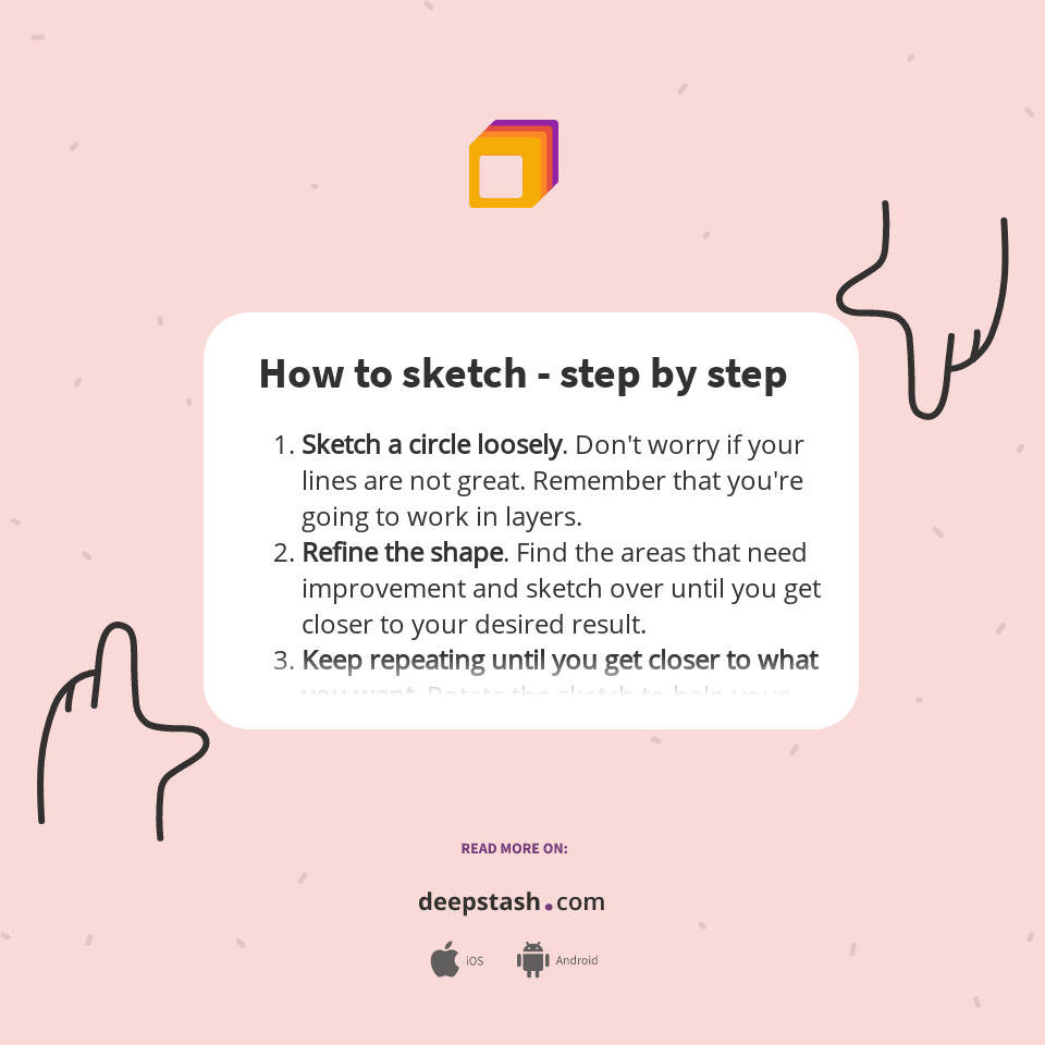 How to sketch - step by step - Deepstash