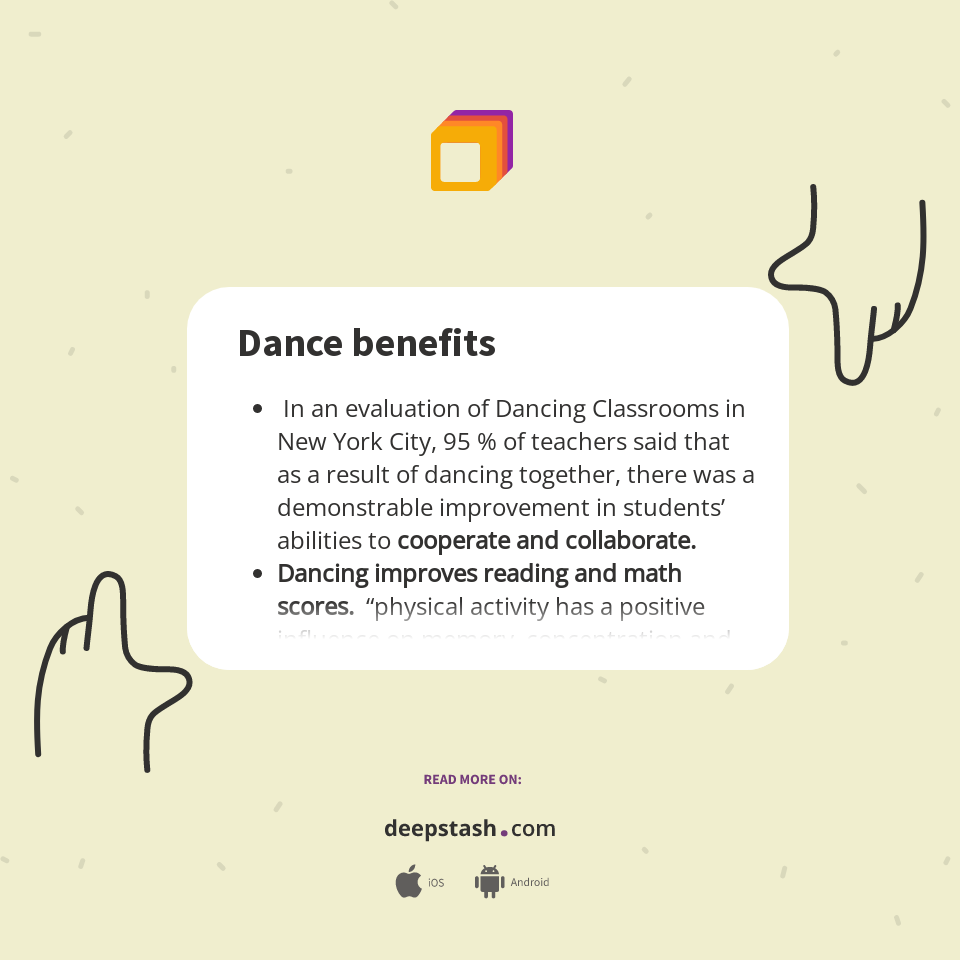 Dance benefits - Deepstash