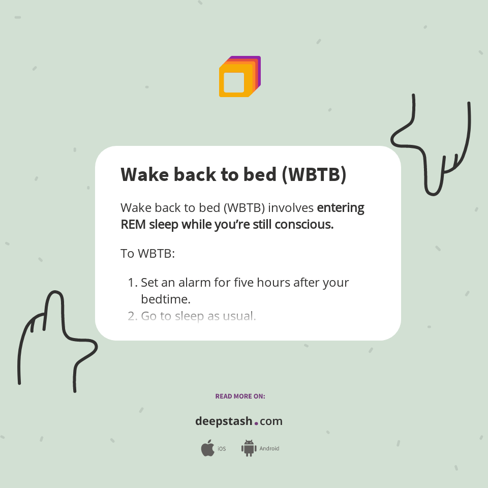 Wake Back To Bed Wbtb Deepstash