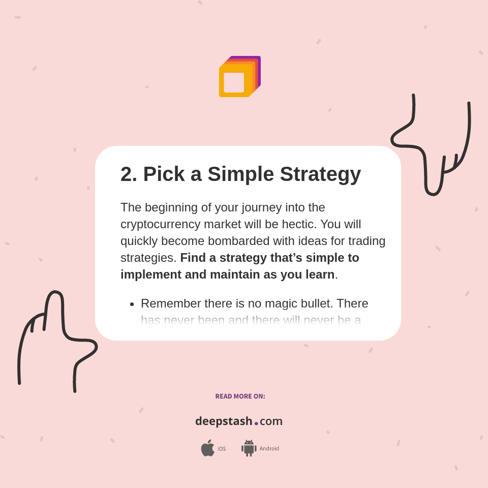 2. Pick a Simple Strategy - Deepstash