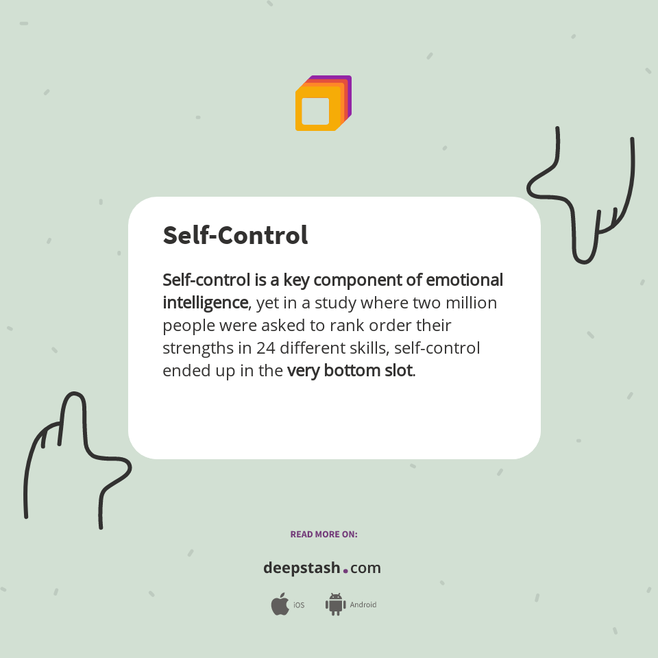 Self-Control - Deepstash