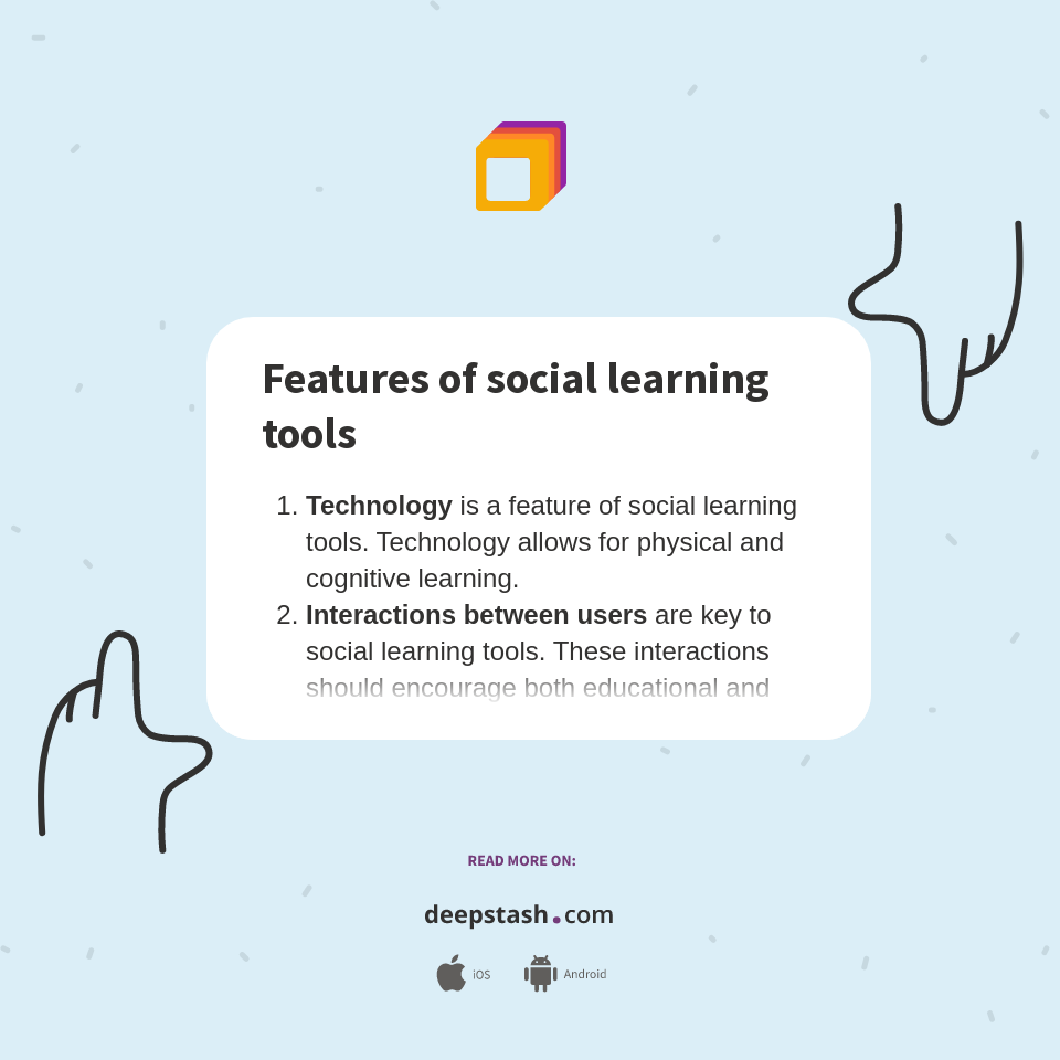 Features of social learning tools - Deepstash