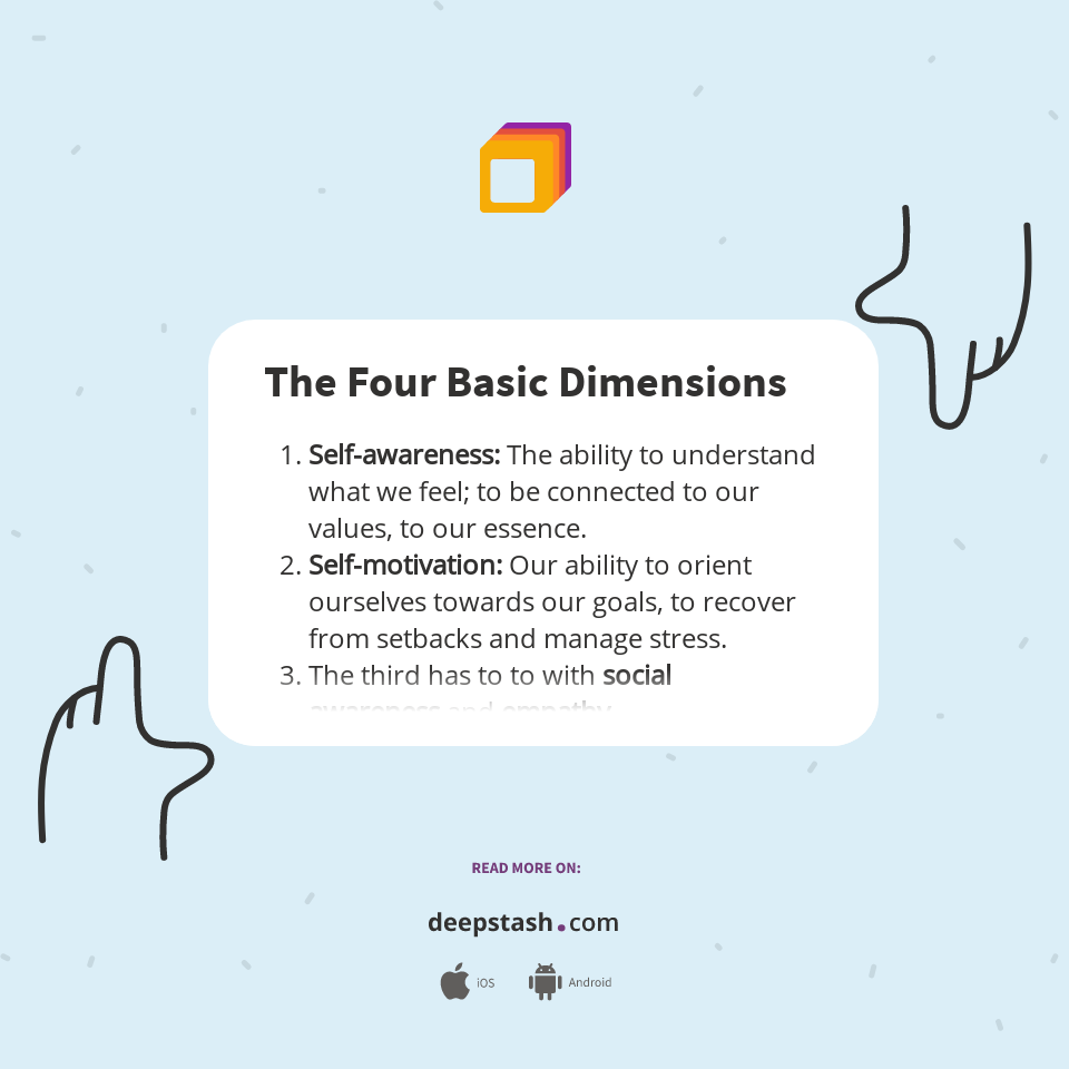The Four Basic Dimensions - Deepstash